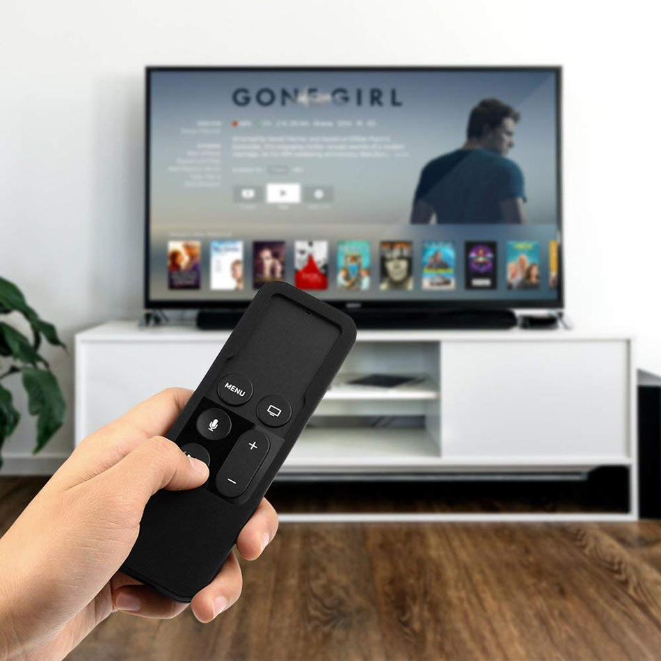Silicone Protective Case for Apple TV Siri Remote 1st Gen (Black)
