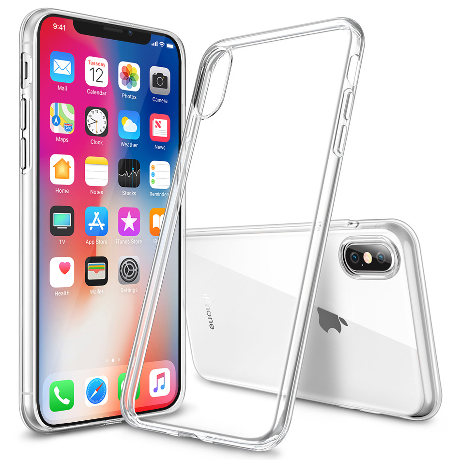 Flexi Slim Gel Case for Apple iPhone Xs (Clear)