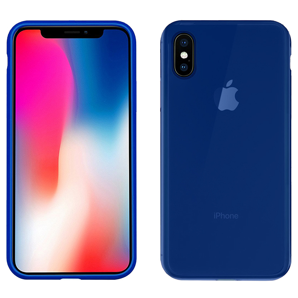 Flexi Gel Case for Apple iPhone Xs (Frost Blue)