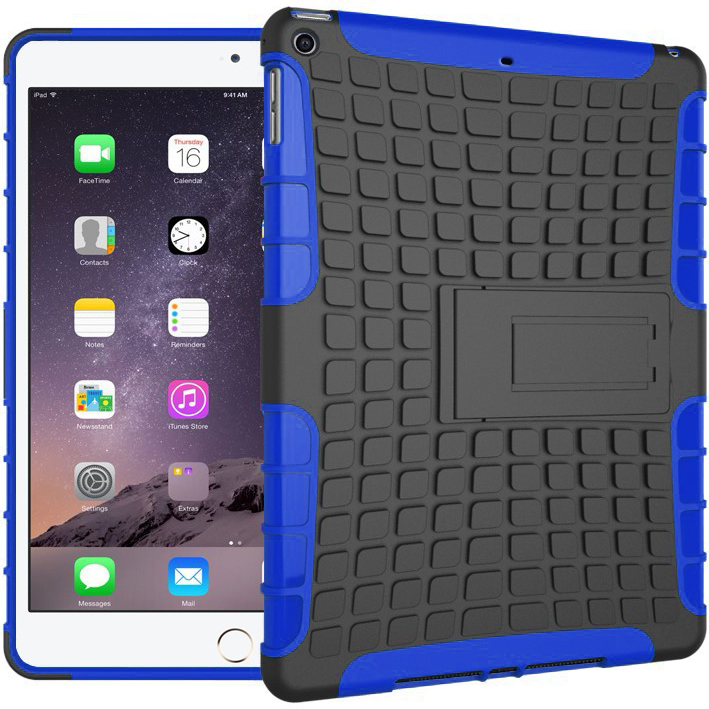 Rugged Tough Shockproof Case - Apple iPad Air 1st Gen (Blue)