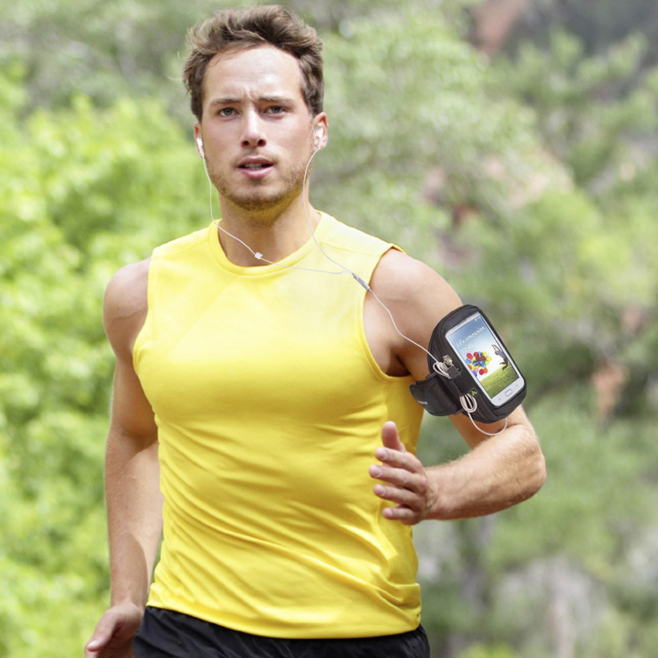 Avantree Large Trackpouch Sports Jogging Armband for Mobile Phone
