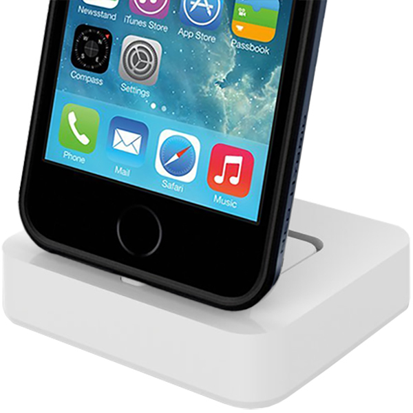 Kidigi Lightning Cable Dock Stand - Apple iPhone SE / 5s (White)