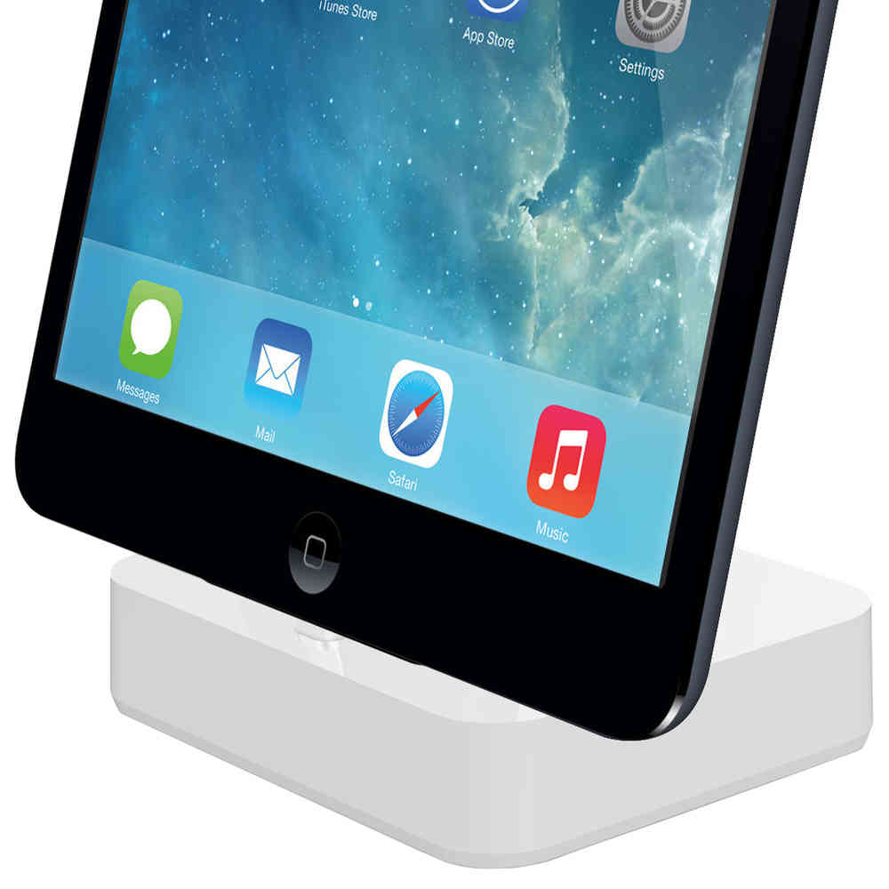 Kidigi Lightning Cable Charging Dock - Apple iPad Air (White)