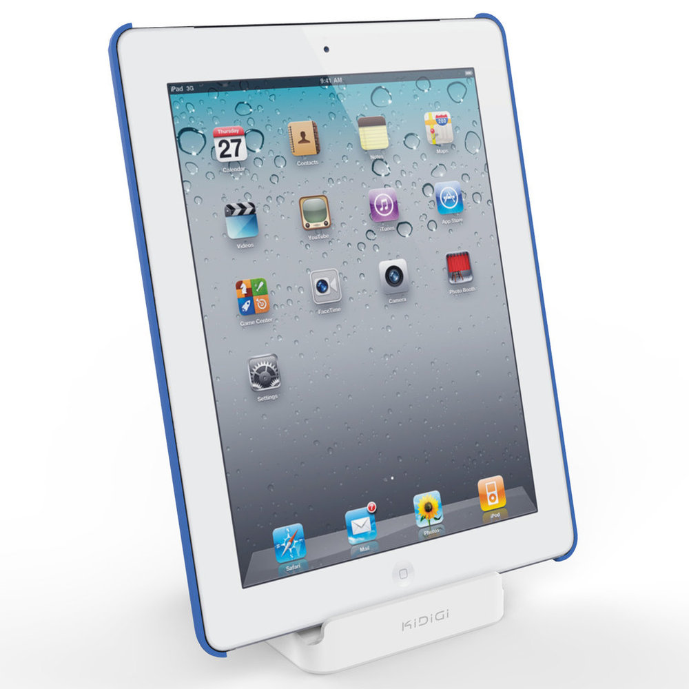 Kidigi 2.4A Charge & Sync Dock - Apple iPad Mini (White)
