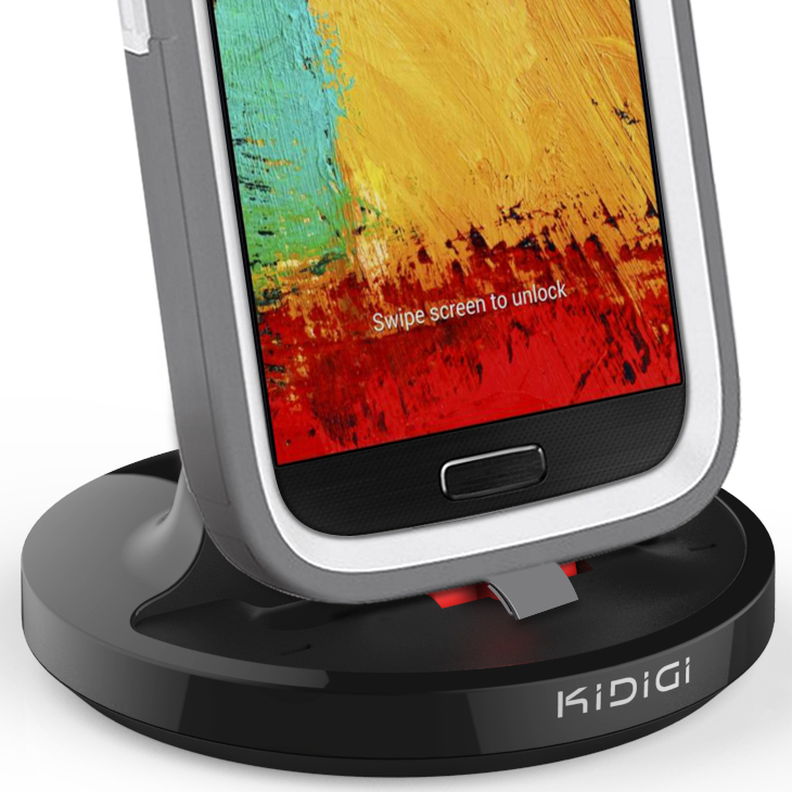 Kidigi 2A Rugged Case Dock Charger - Samsung Galaxy Note 3