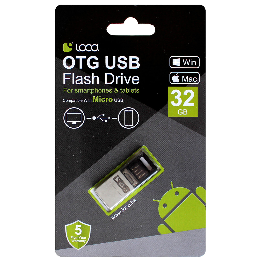 32GB Micro USB OTG Flash Storage Drive Adapter for Phone / Tablet