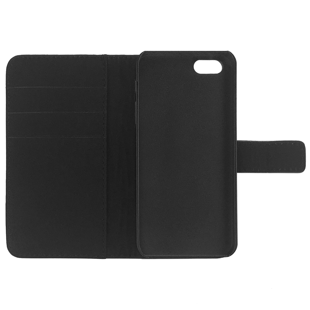 Leather Wallet Case for Apple iPhone SE / 5s (Brown)