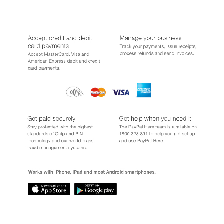 PayPal Tap & Go Portable Bluetooth Credit Card Reader