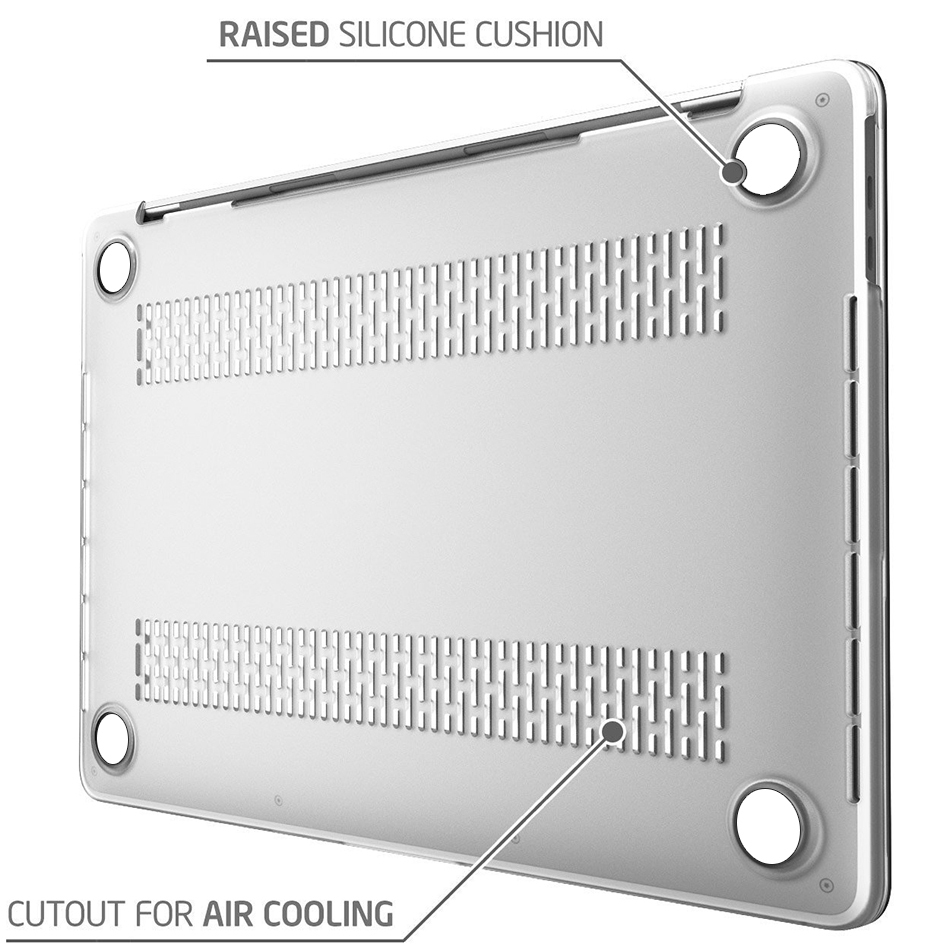 Glossy Case for 15-inch MacBook Pro 2019 / 2018 / 2017 (Clear)