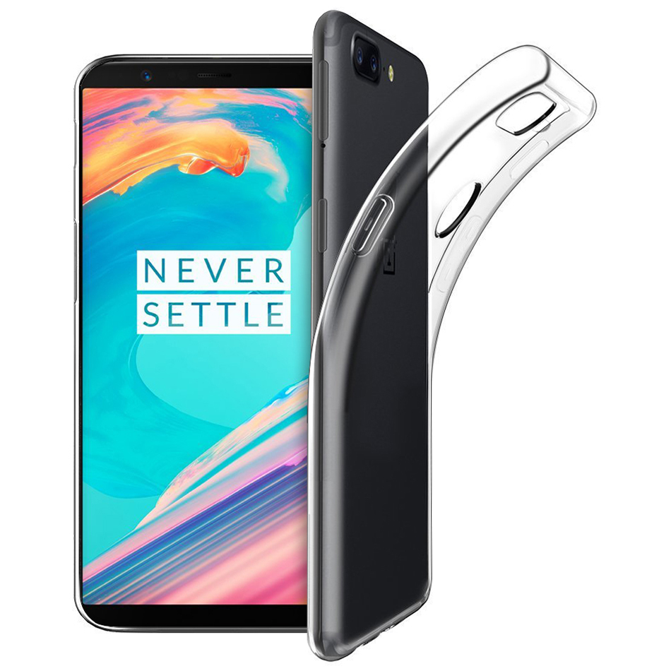 Flexi Slim Gel Case for OnePlus 5T (Clear)