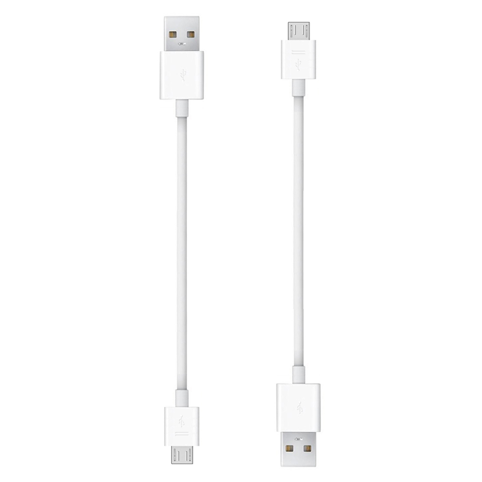 Short Micro-USB (Male) to USB (Male) Data Charging Cable (21cm)