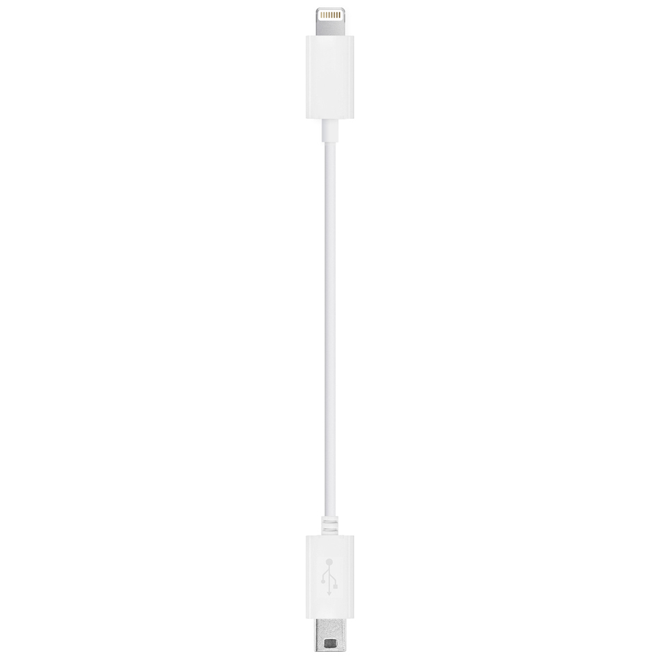 26cm Mini USB to 8-Pin Lightning MFi Cable - iPhone / iPad