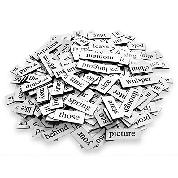 Magnetic Poetry First Words - Letters for Refrigerators
