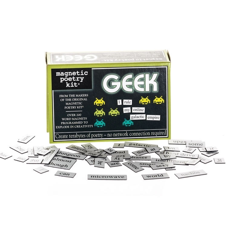 Magnetic Poetry Geek - Words & Letters for Refrigerators