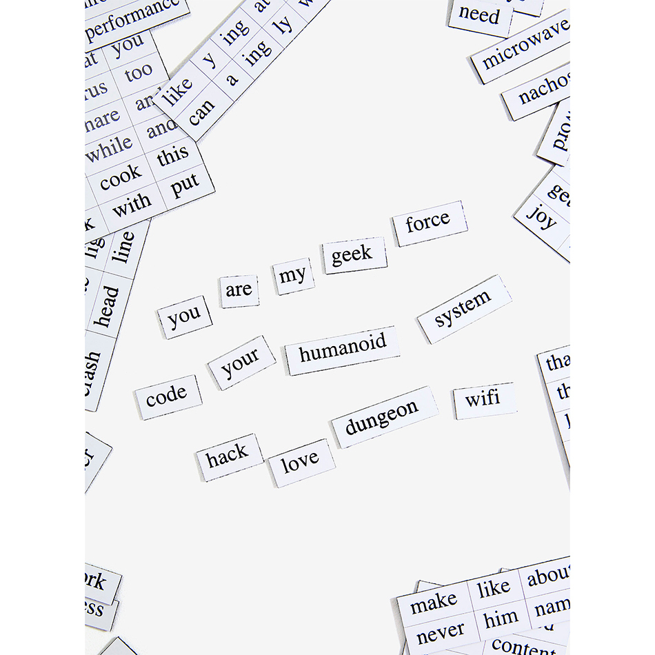 Magnetic Poetry Geek - Words & Letters for Refrigerators