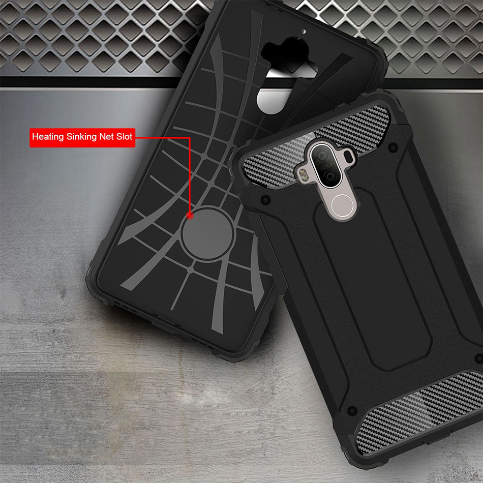 Military Defender Shockproof Case for Huawei Mate 9 (Black)