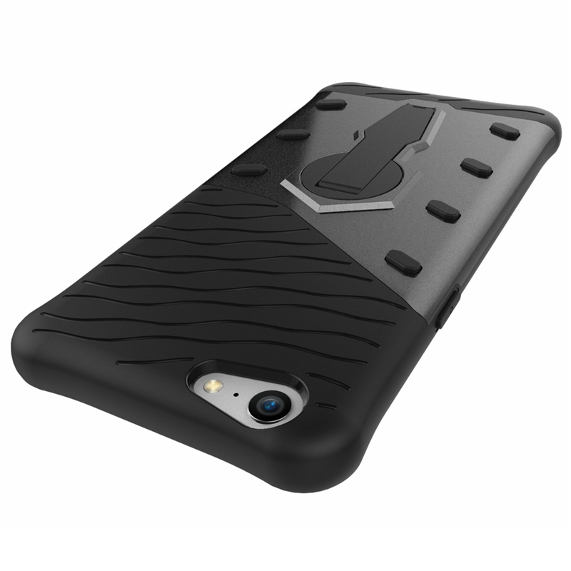 Slim Shield Tough Shockproof Case for Oppo A57 2016 (Grey)