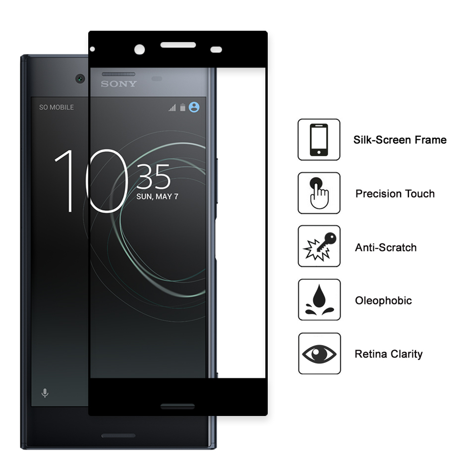 Full Tempered Glass Screen Protector for Sony Xperia XZ Premium