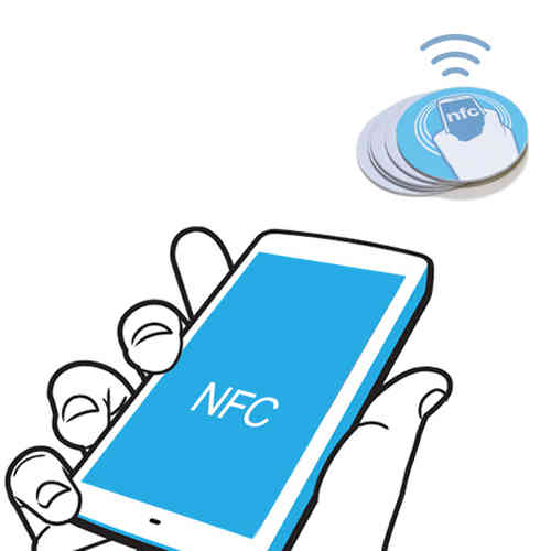 Waterproof NFC Tag Sticker for Phones (20mm) - White