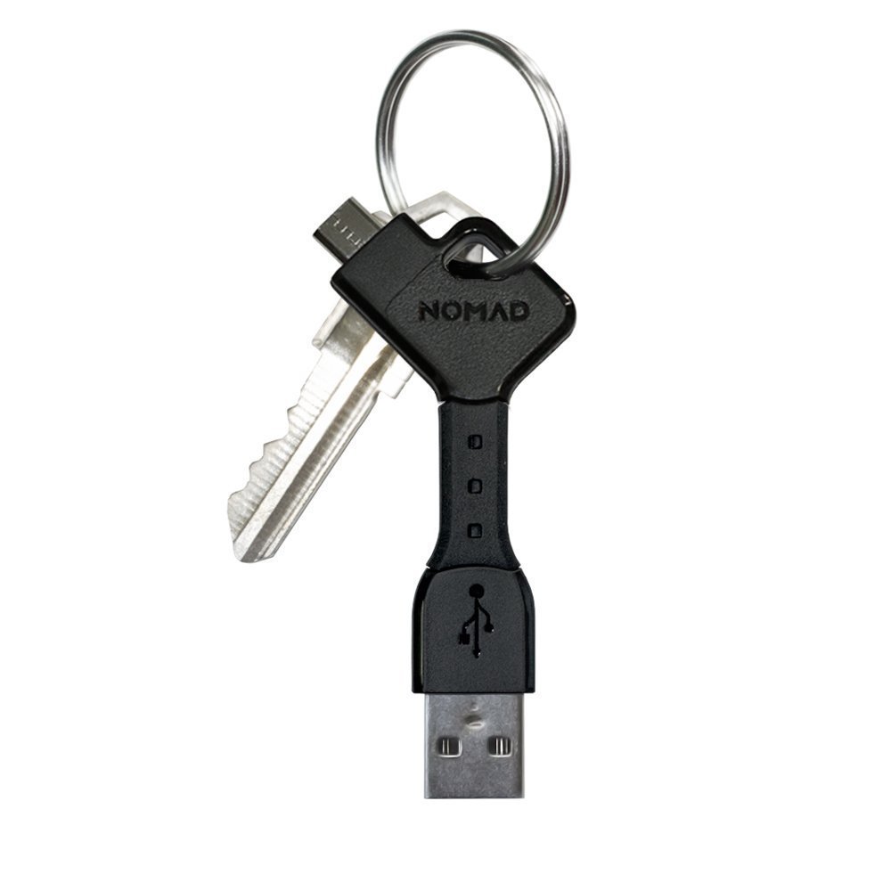 Nomad Keyring Micro-USB Charging Cable (7cm) for Phone / Tablet