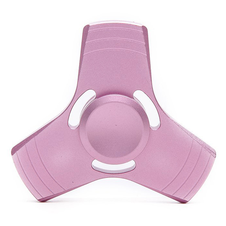 Aluminium 3-Leaves Fidget Spinner (Metallic Pink)