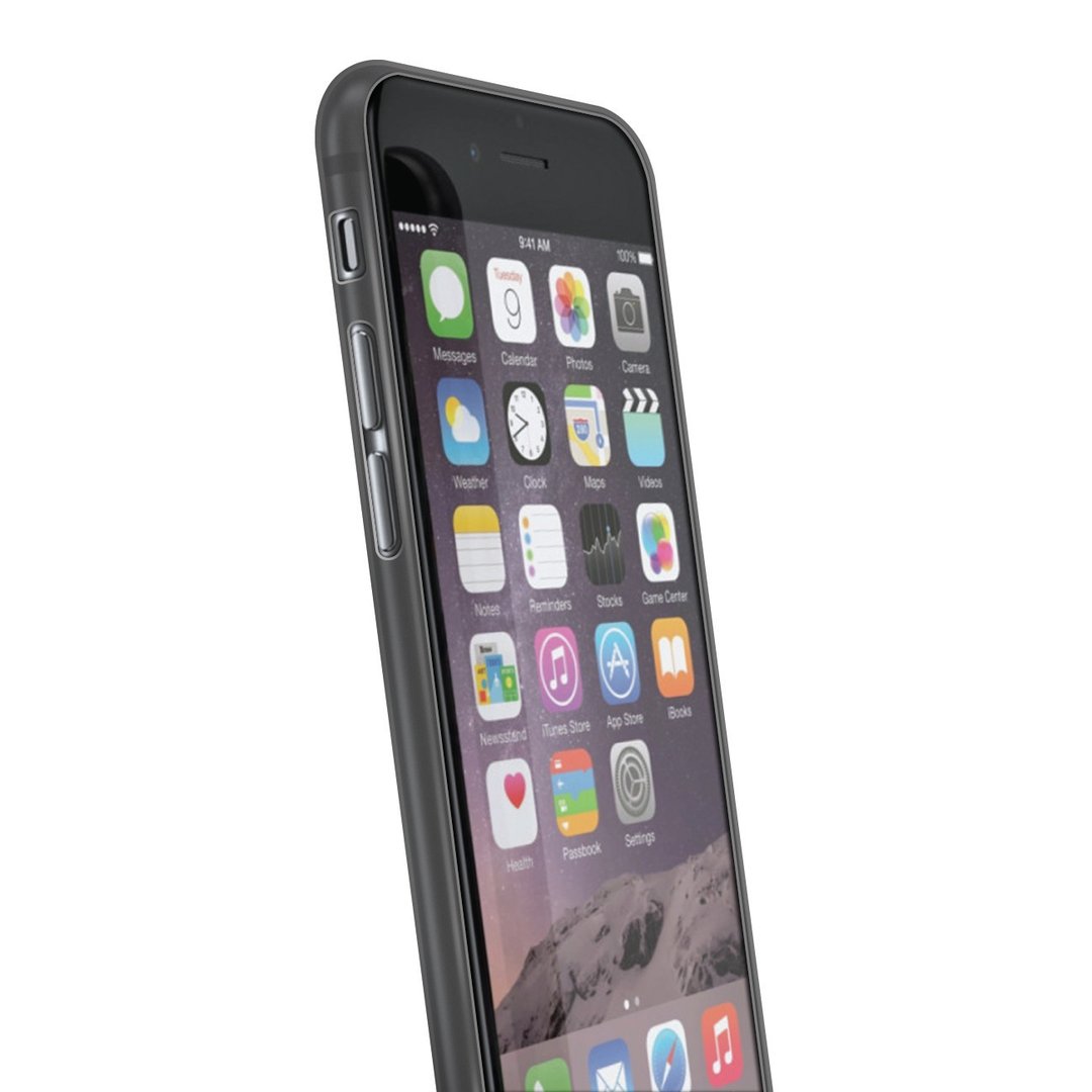 Orzly Flexi Slim Case for Apple iPhone 6s Plus (Smoke Black)