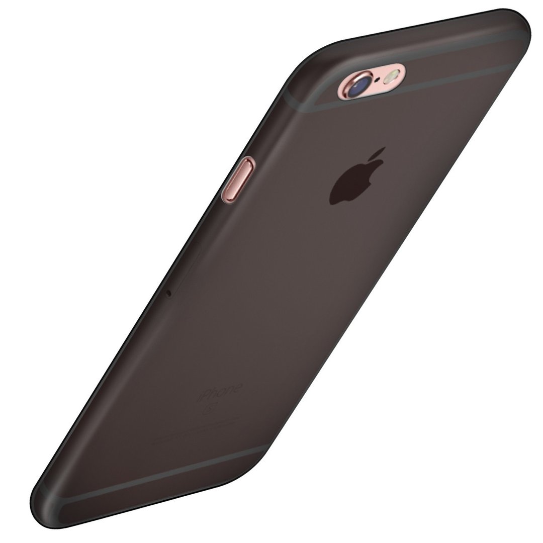Orzly Flexi Slim Case for Apple iPhone 6s Plus (Smoke Black)
