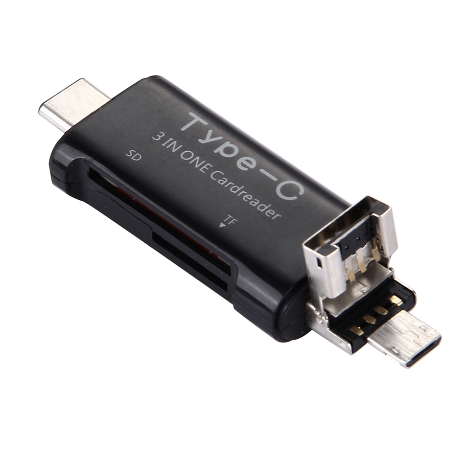 USB Type-C / Micro USB / SD Memory Card Reader / OTG Adapter