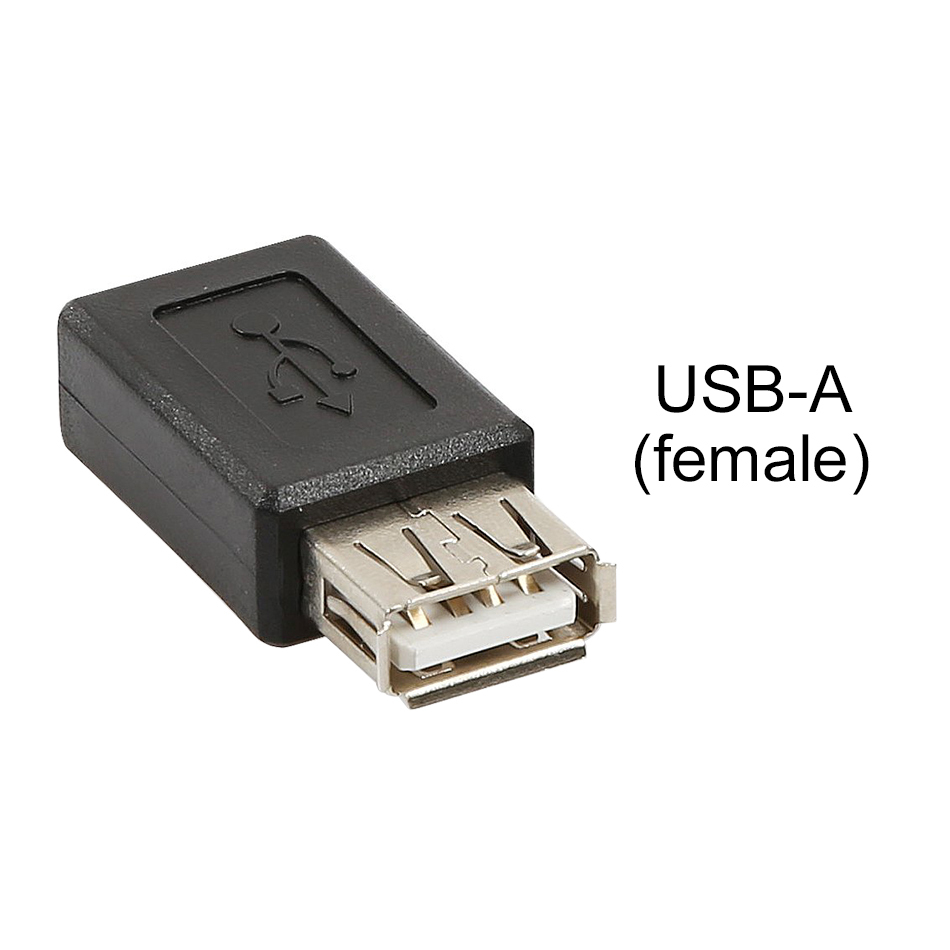 Female Micro USB to USB-A Adapter Converter