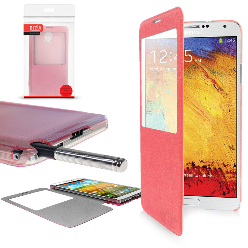Orzly Display Window Case for Samsung Galaxy Note 3 (Pink)