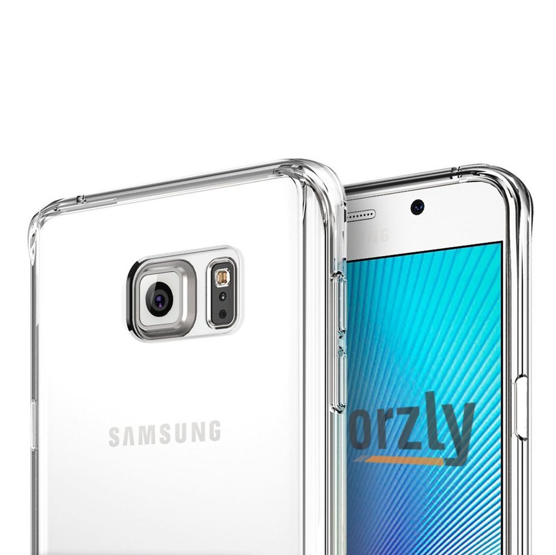 Orzly Fusion Bumper Case - Samsung Galaxy Note 5 (Clear)