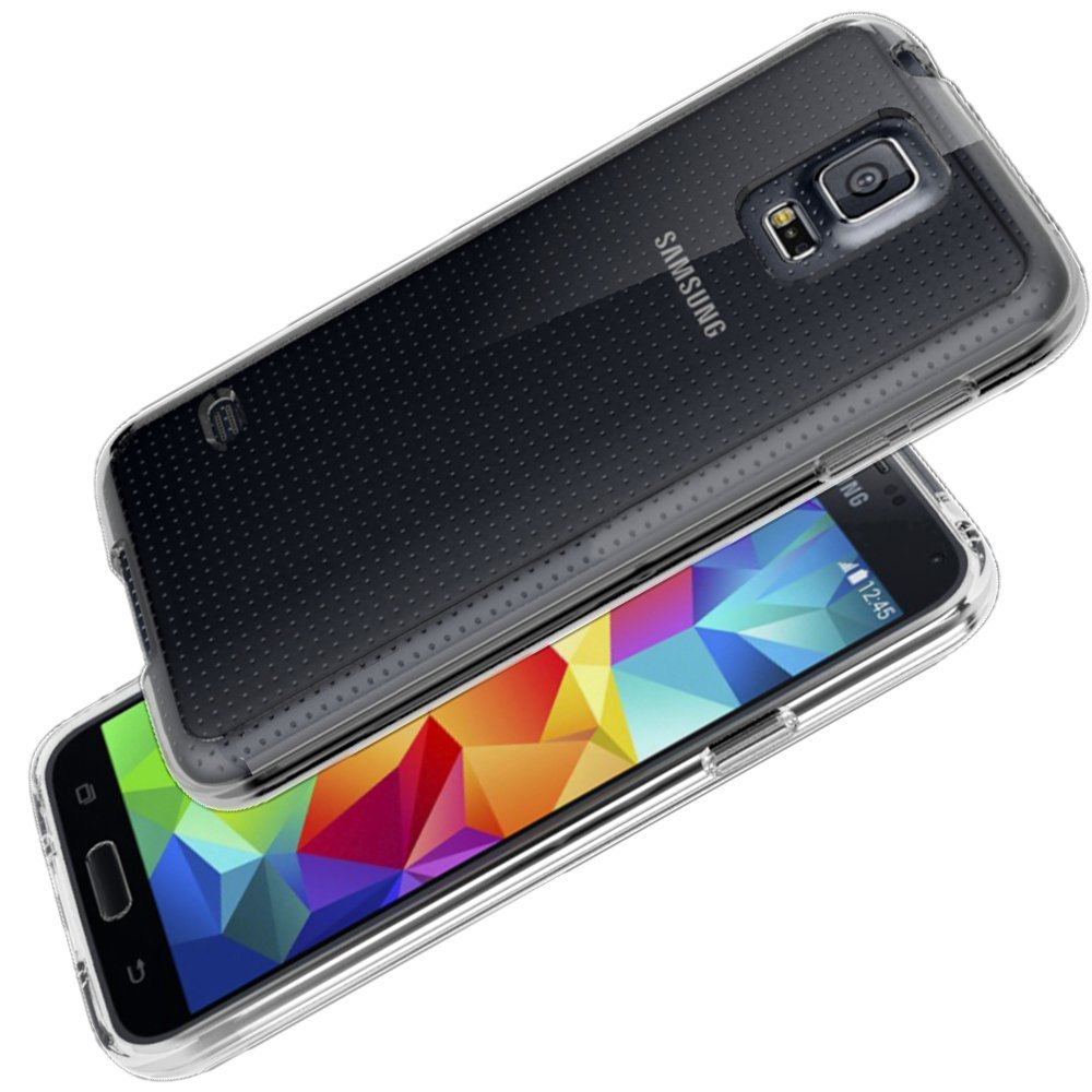 Orzly Flexi Slim Case for Samsung Galaxy S5 (Clear)