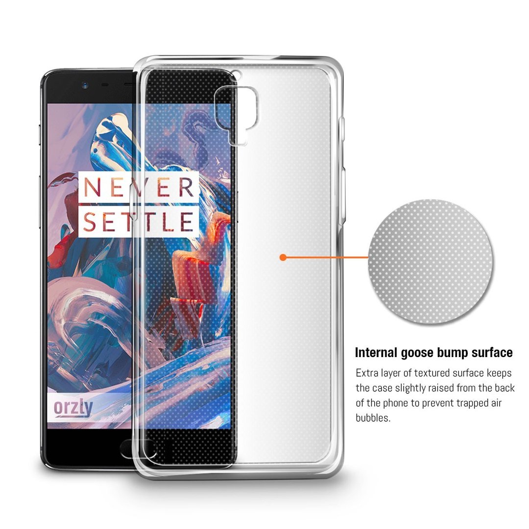Orzly Flexi Case for OnePlus 3T (Clear)