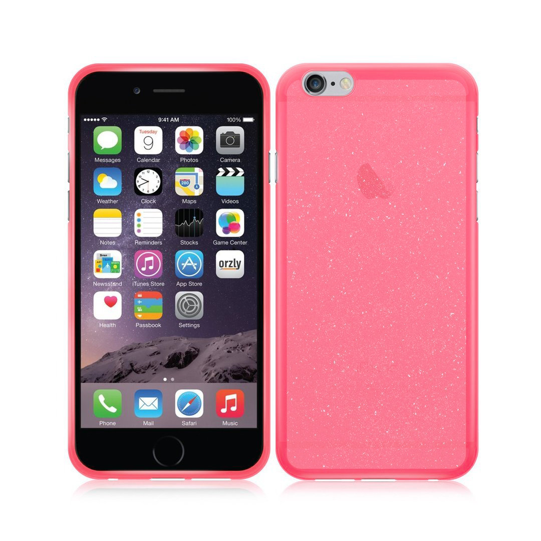 Orzly Stardust Glitter Case for Apple iPhone 6s Plus (Pink)