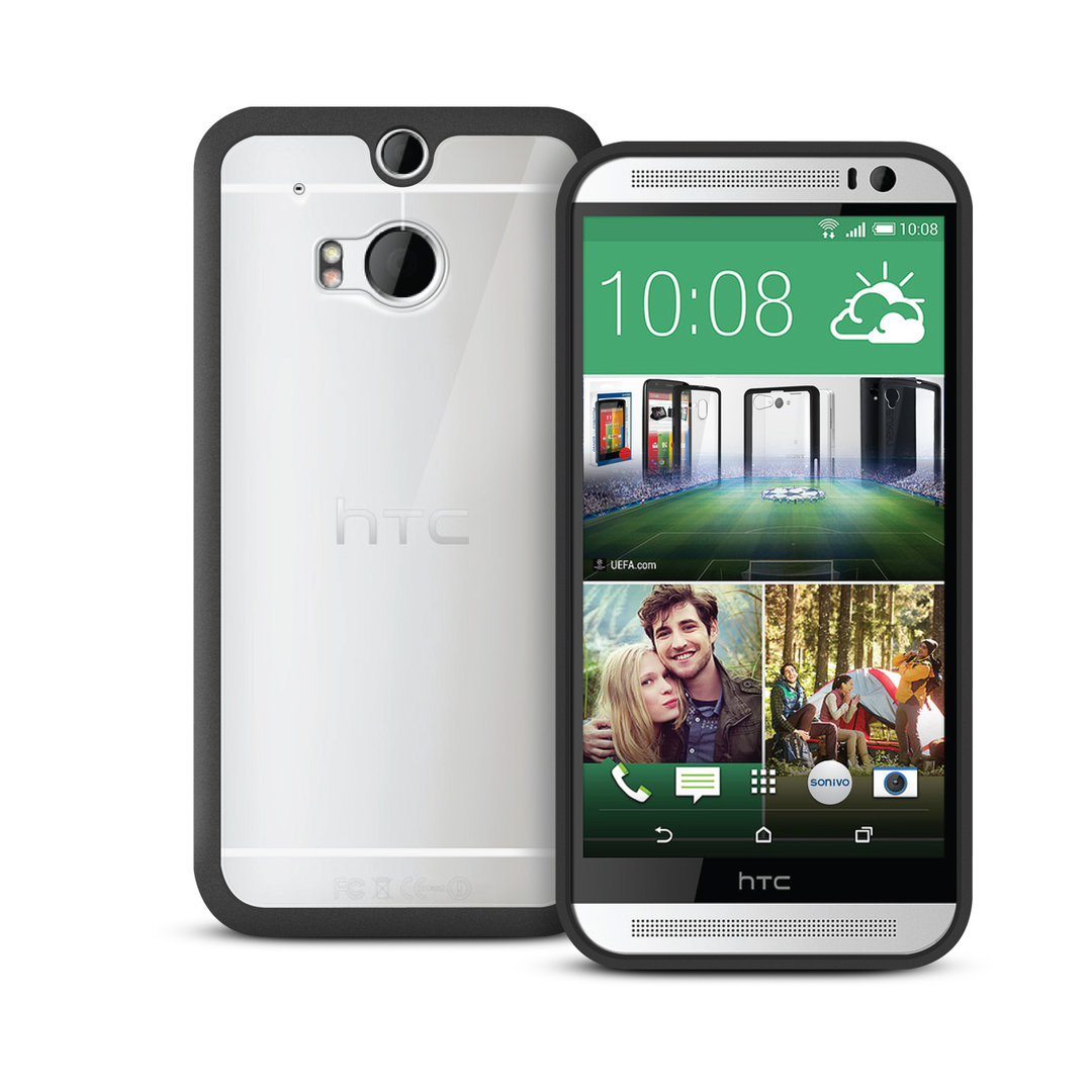 Sonivo Fusion Bumper Case for HTC One M8 (Black)