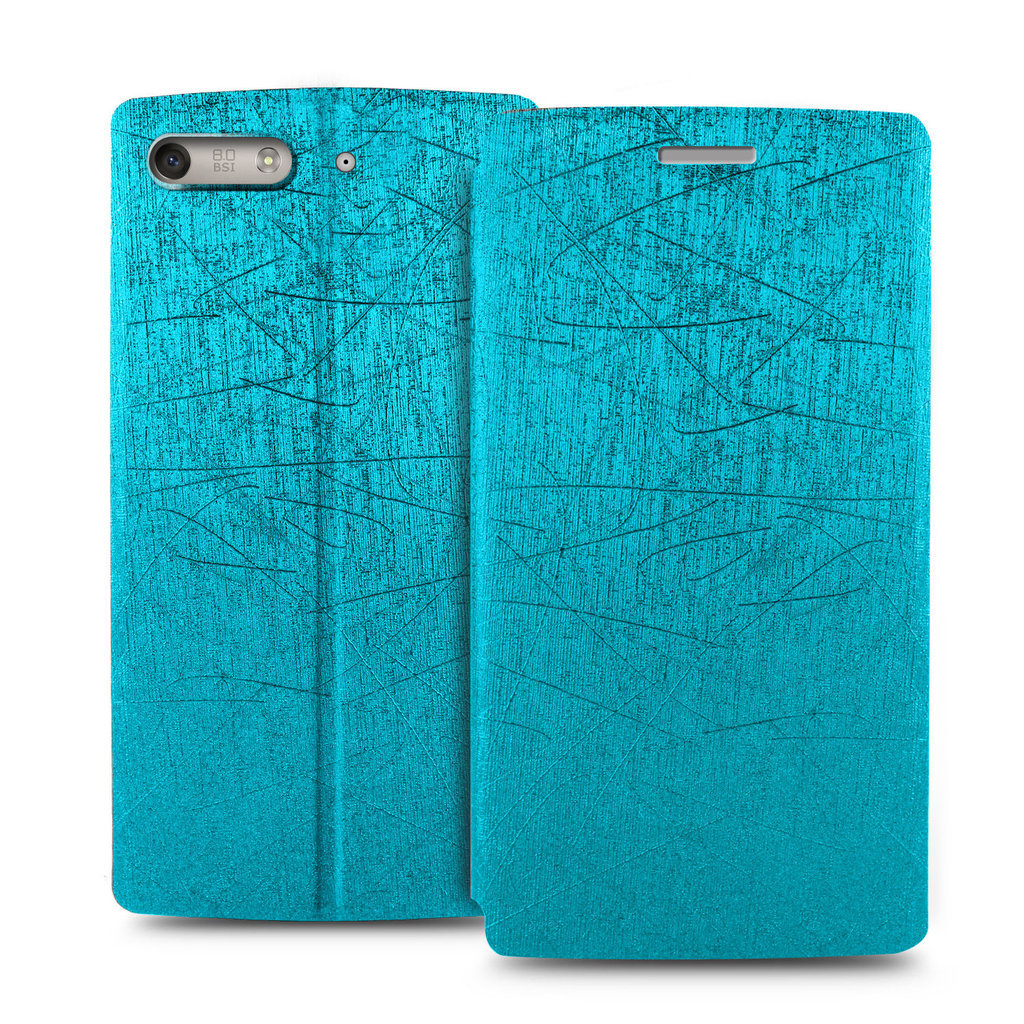 Orzly Folio Stand & Flip Case - Huawei Ascend G6 (Blue)