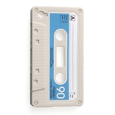 Cassette Tape Case - Apple iPhone 4s (White)