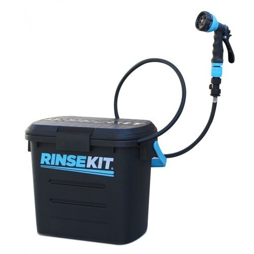 RinseKit Pressurised Portable Shower Hose for Outdoors / Camping