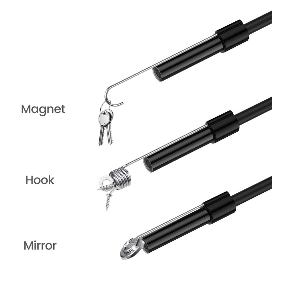 3-in-1 Waterproof USB-C Endoscope Inspection Camera Cable (5m)