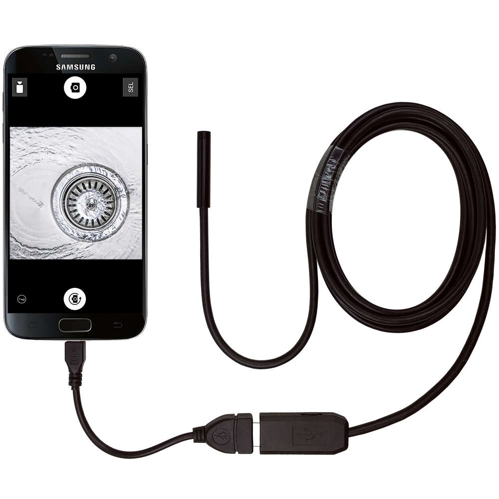 15m Waterproof USB Endoscope Inspection Camera Cable