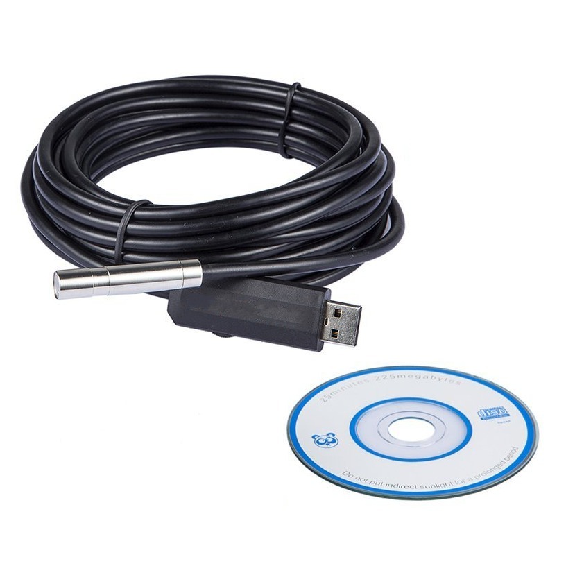 15m Waterproof USB Endoscope Inspection Camera Cable