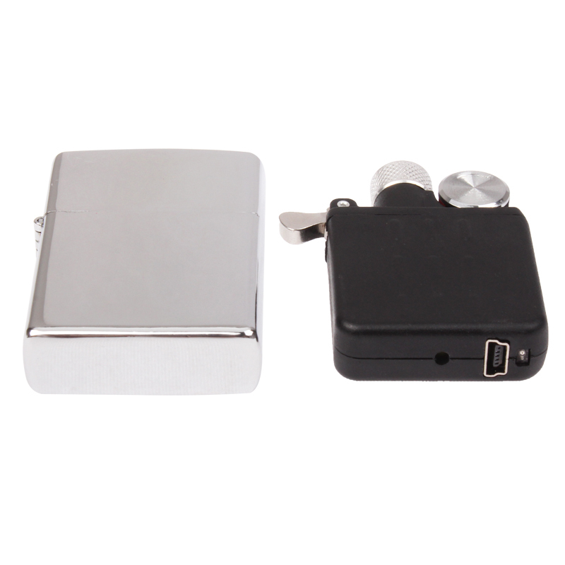 Rechargeable USB Flameless Electronic Lighter (Silver)