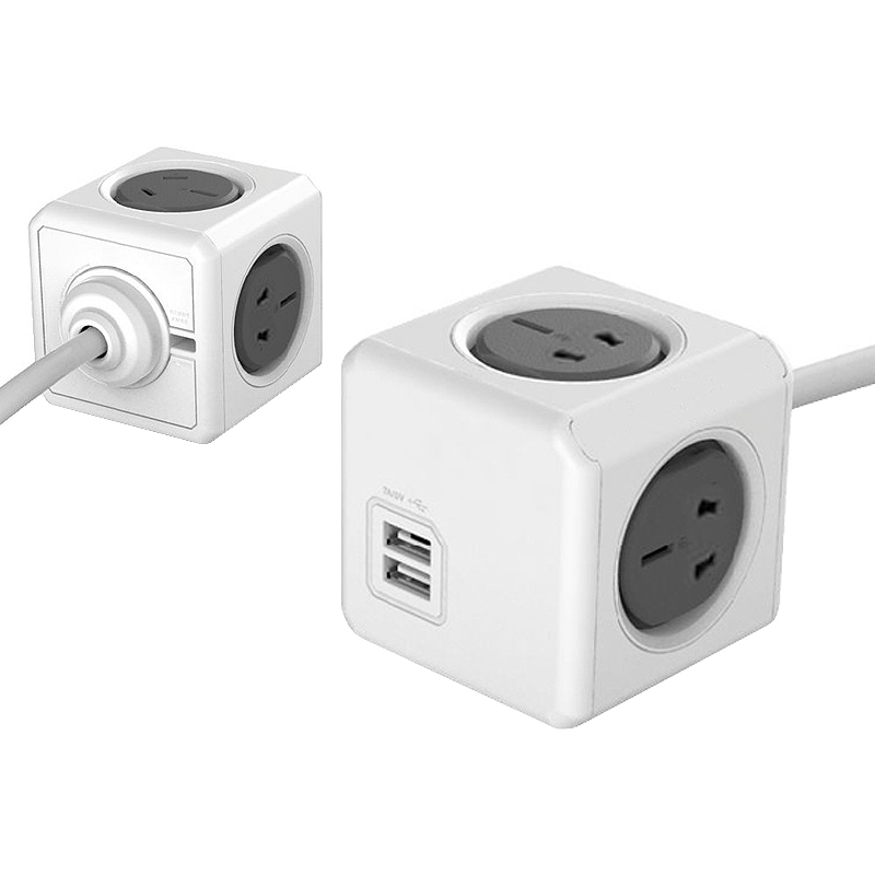PowerBrick 4x Power Supply Outlet + Dual USB Port Charger (1.5m)
