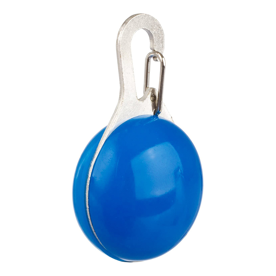 Clip-On Safety LED Pet Collar Flash Light / Keychain Hook