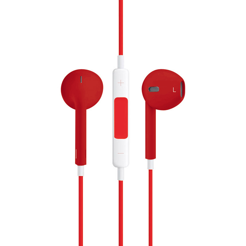 Stereo EarPods with Remote & Microphone (Red)