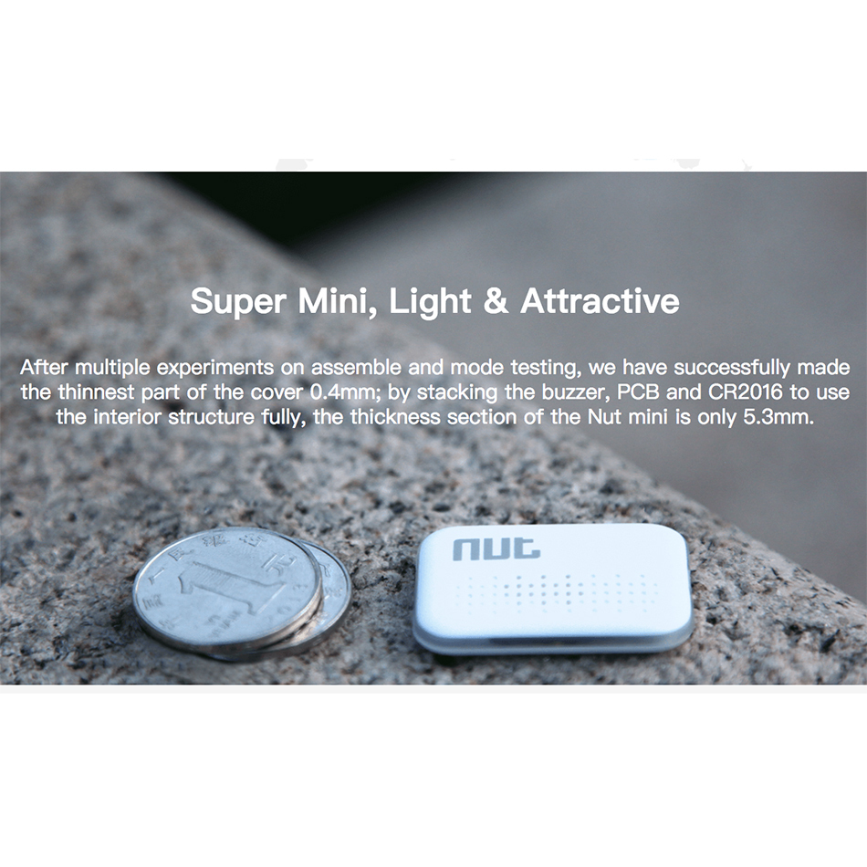 Nut Mini Smart Bluetooth Tracker Anti-Lost Finder Companion