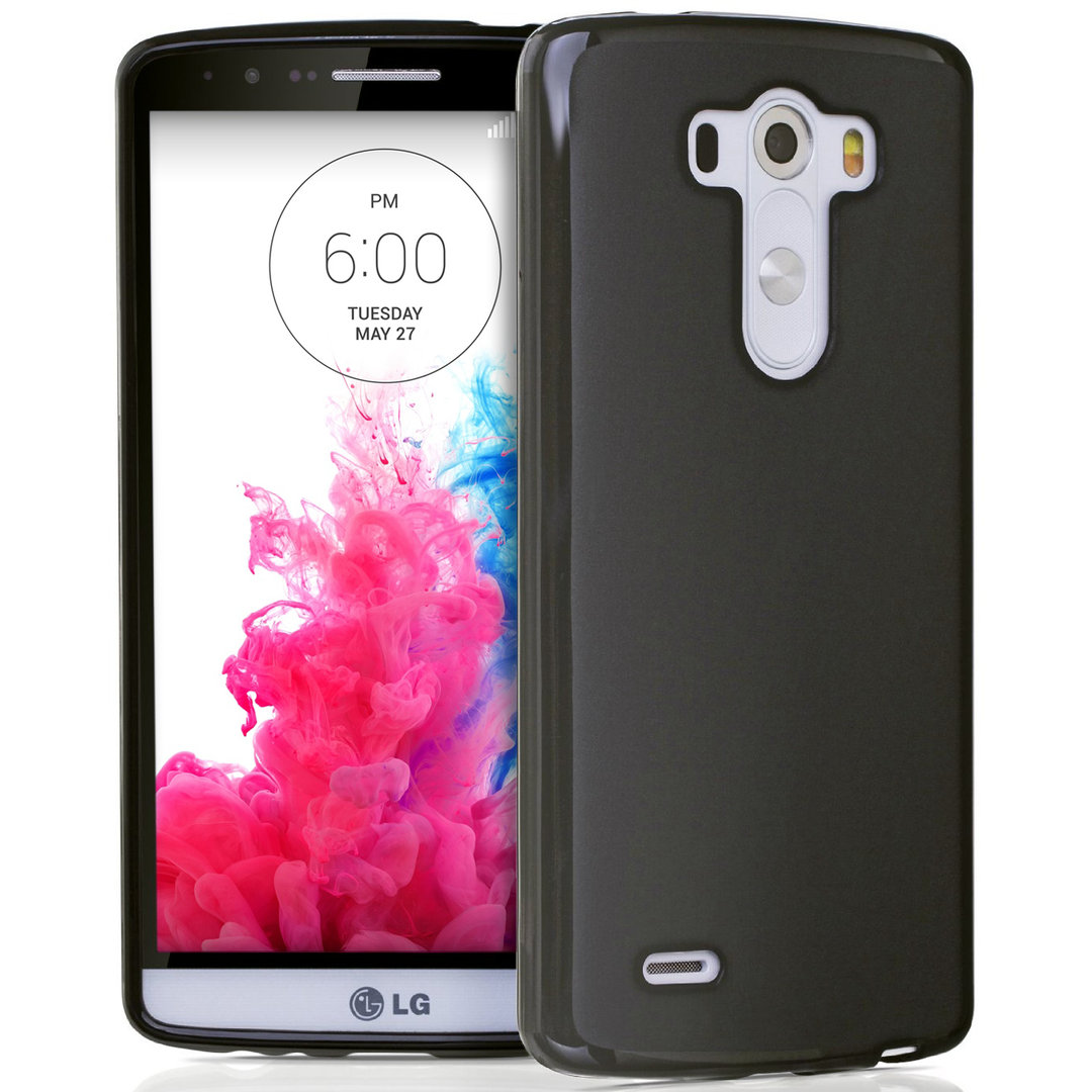 Flexi Gel Case for LG G3 (Smoke Black)