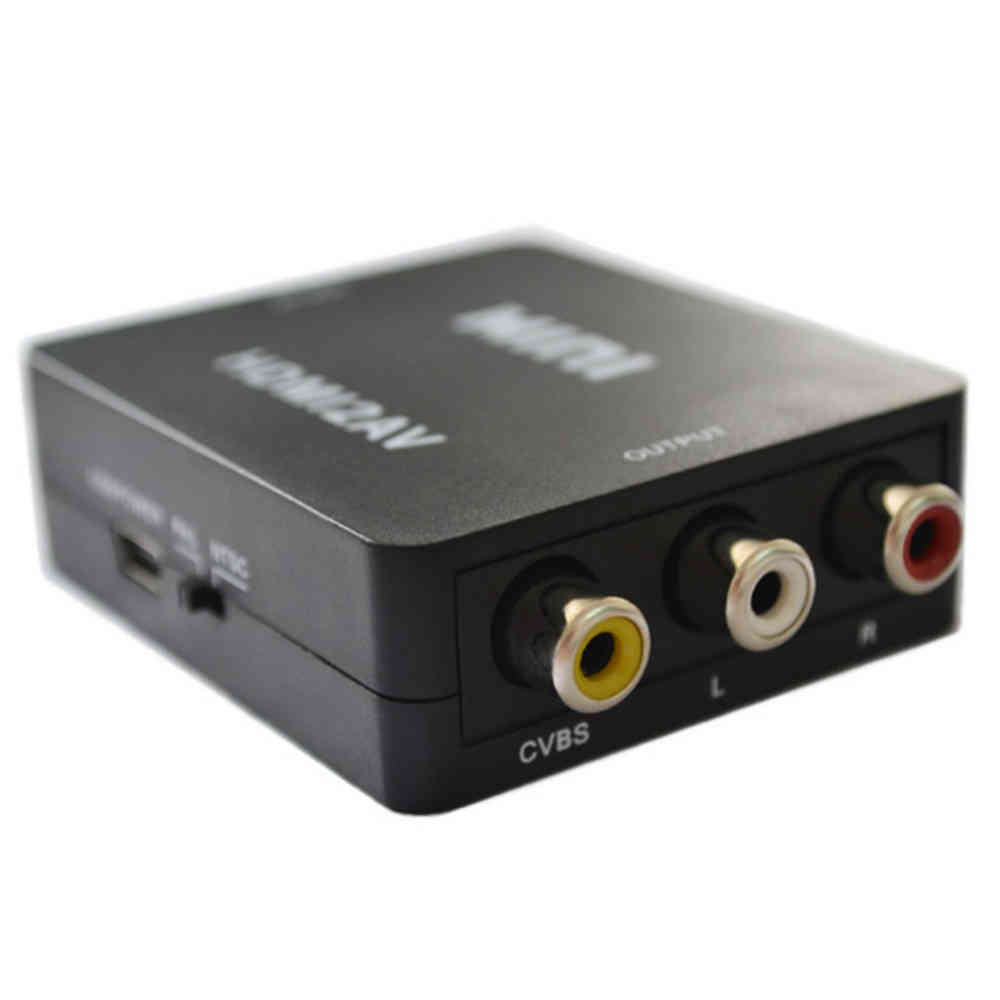 HDMI Input to RCA Composite Output Audio Video Converter
