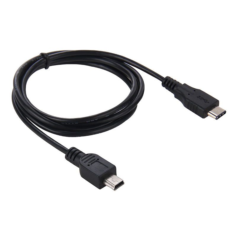 Mini-USB to Type-C Data Charging Cable (30cm)