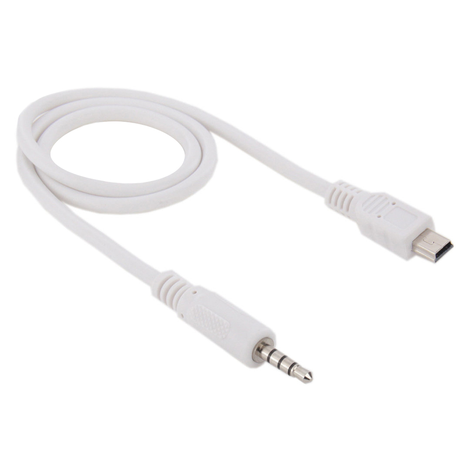 Mini-USB to 3.5mm Aux Audio Jack Adapter Cable (50cm)
